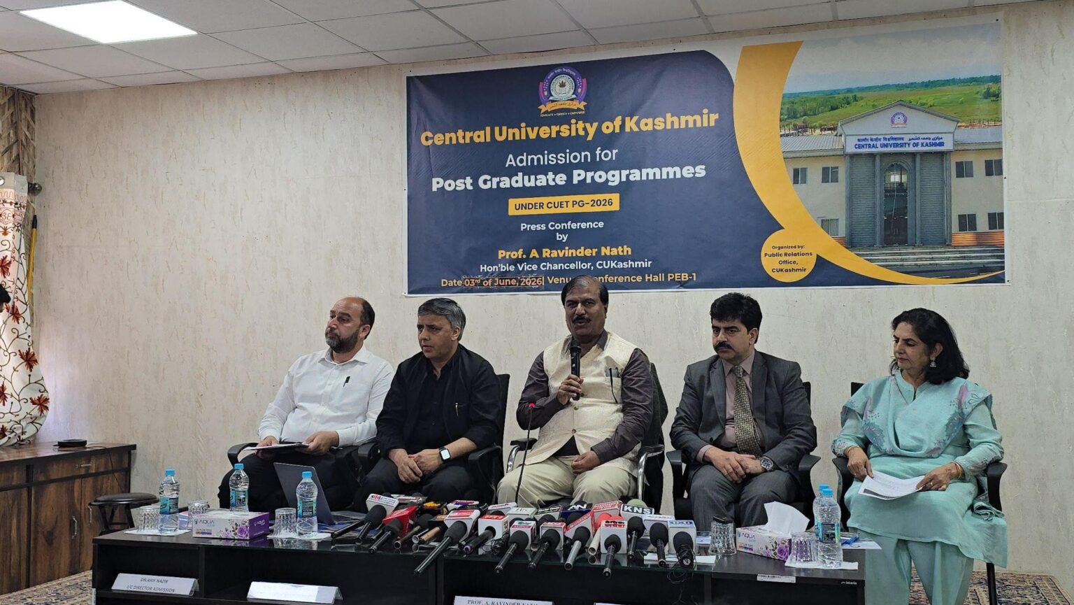 CUK Opens PG Admissions, Unveils Expansion Plan